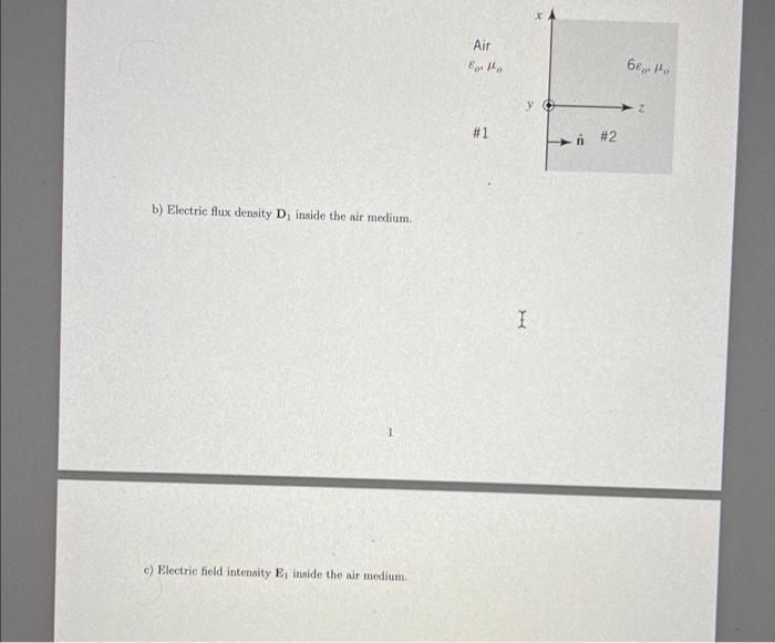 Solved 1. An infinite planar interface between media, as | Chegg.com