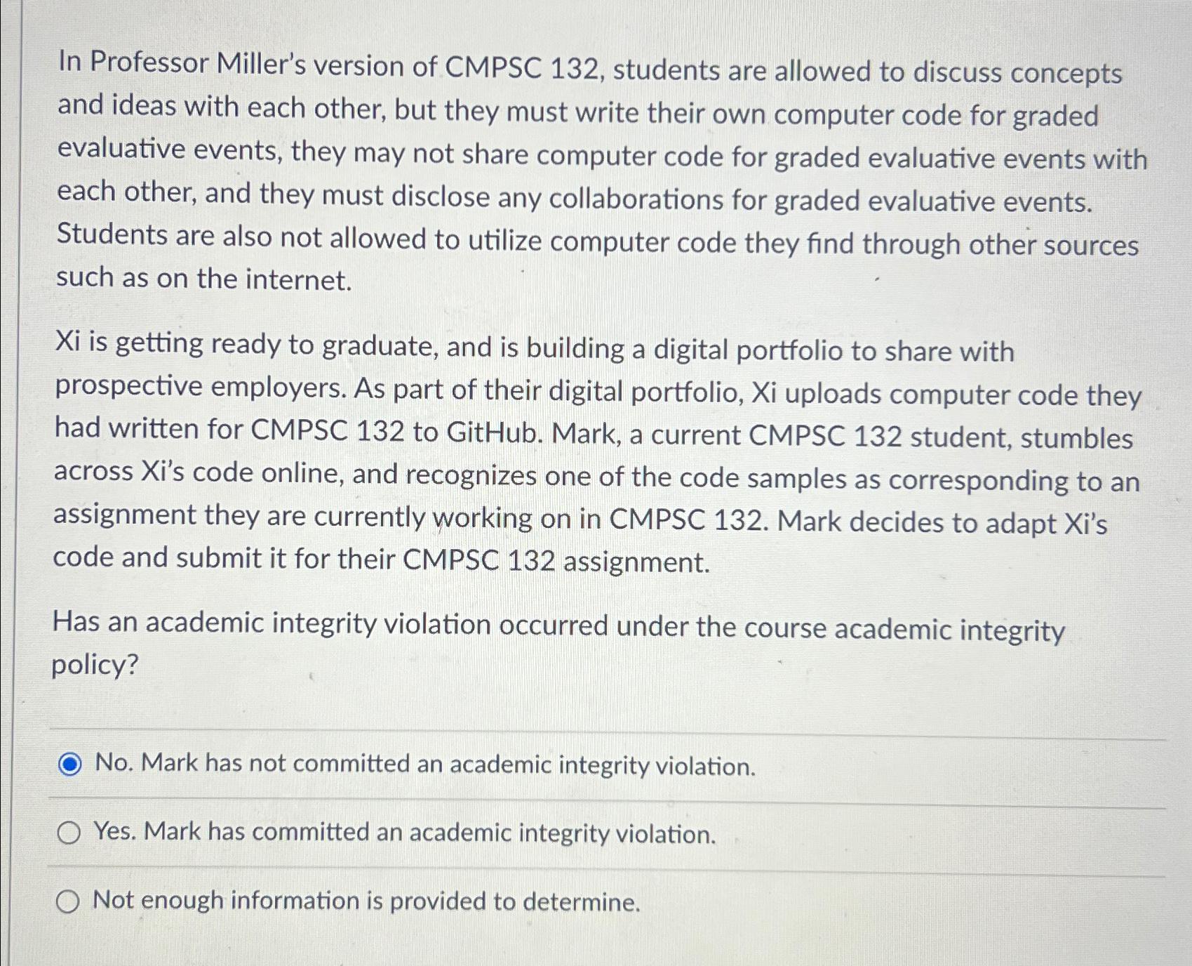 Solved In Professor Miller's version of CMPSC 132, ﻿students | Chegg.com