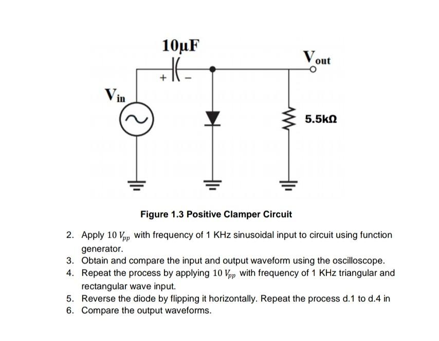 Solved Experiment 1 Diode Application Rectifier Clipper