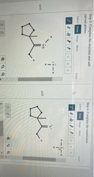 Solved Complete the mechanism for the acid-catalyzed | Chegg.com