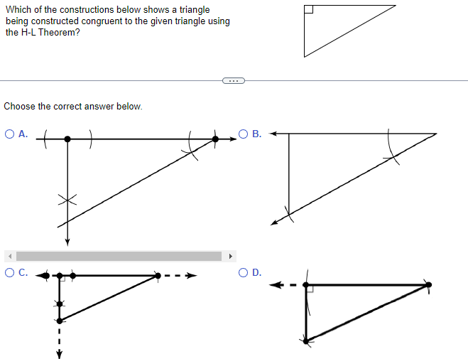 Solved Which of the constructions below shows a | Chegg.com