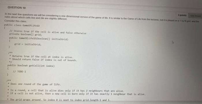 Solved Consider this cinss: public class Ganeofu ifeld If | Chegg.com
