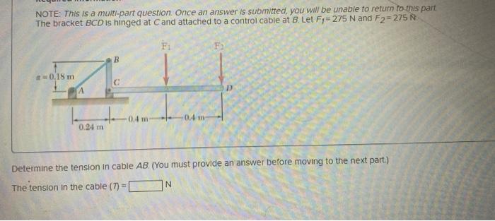 Solved NOTE. This is a multi-part question. Once an answer | Chegg.com