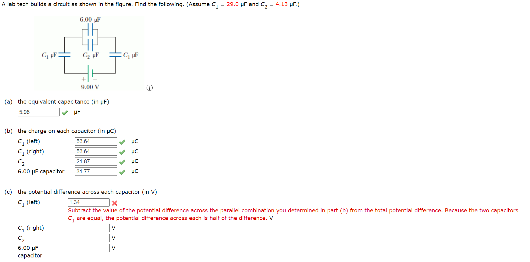 Solved A lab tech builds a circuit as shown in the figure. | Chegg.com