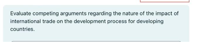 Solved Evaluate competing arguments regarding the nature of | Chegg.com