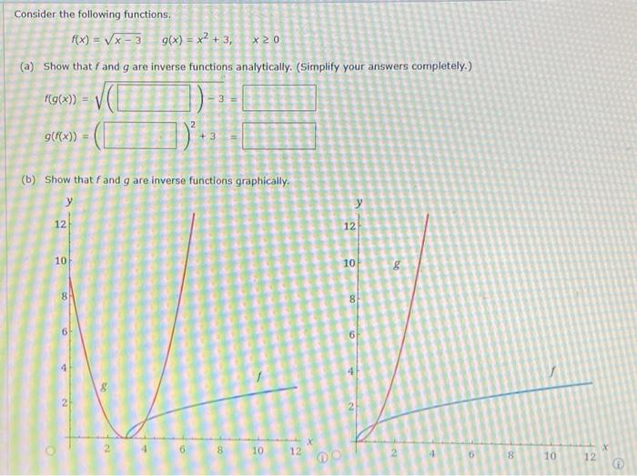 Solved Consider the following functions. | Chegg.com