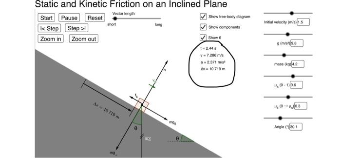 Solved From the simulation shown bellow, using equations, | Chegg.com