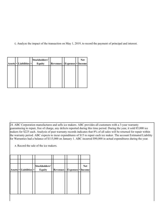 Solved accounting principles (answers are below but I want | Chegg.com