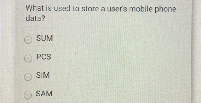 Solved Which of the following mobile generations that is | Chegg.com