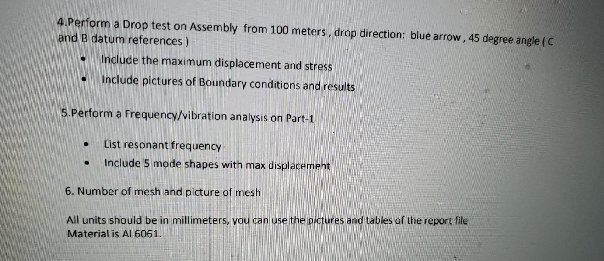 3.Perform a static analysis on the Assembly Force : | Chegg.com