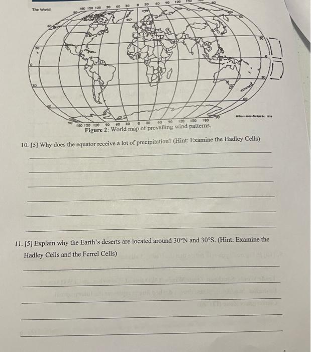 Solved 9. [10] In Figure 2, you will notice that the Hadley | Chegg.com