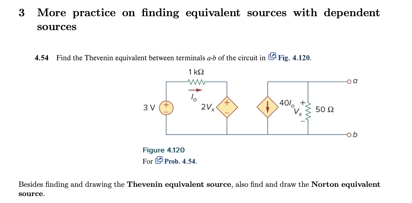 Solved 2 ﻿Thevenin equivalent sources exist for circuit | Chegg.com