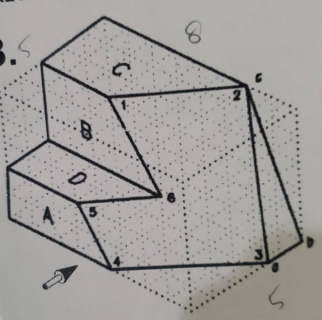 Solved DRAW THE ORTHOGRAPHIC PROJECTION (TOP VIEW, FRONT | Chegg.com