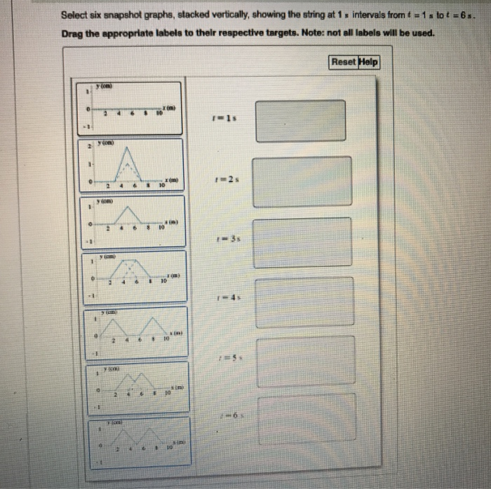 Solved Select six snapshot graphs, stacked vertically, | Chegg.com