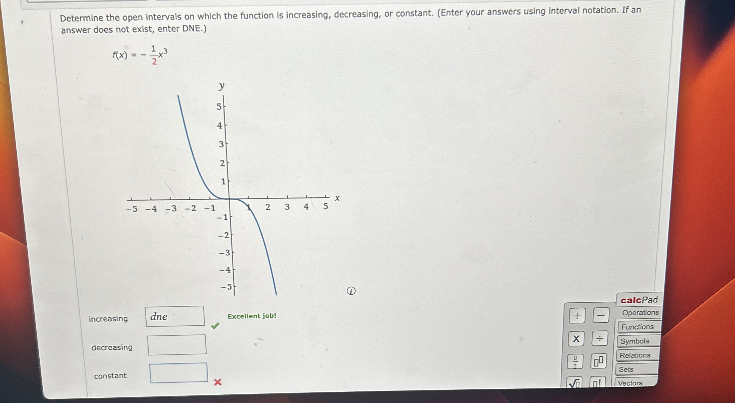 Solved Determine the open intervals on which the function is | Chegg.com