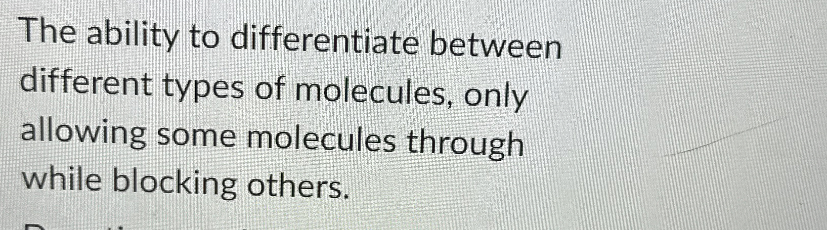 Solved The ability to differentiate between different types | Chegg.com