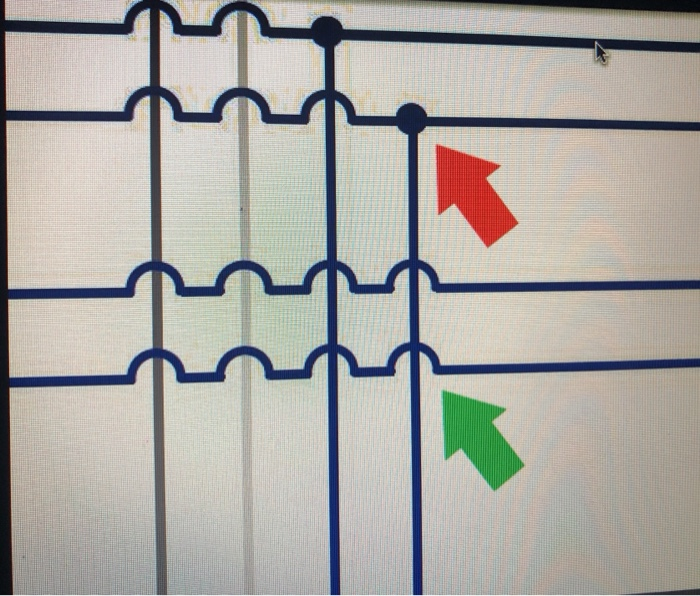 Solved what is the RED arrow pointing to? what is the GREEN | Chegg.com