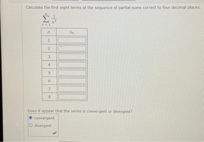 Solved Calculate the first eight terms of the sequence of | Chegg.com