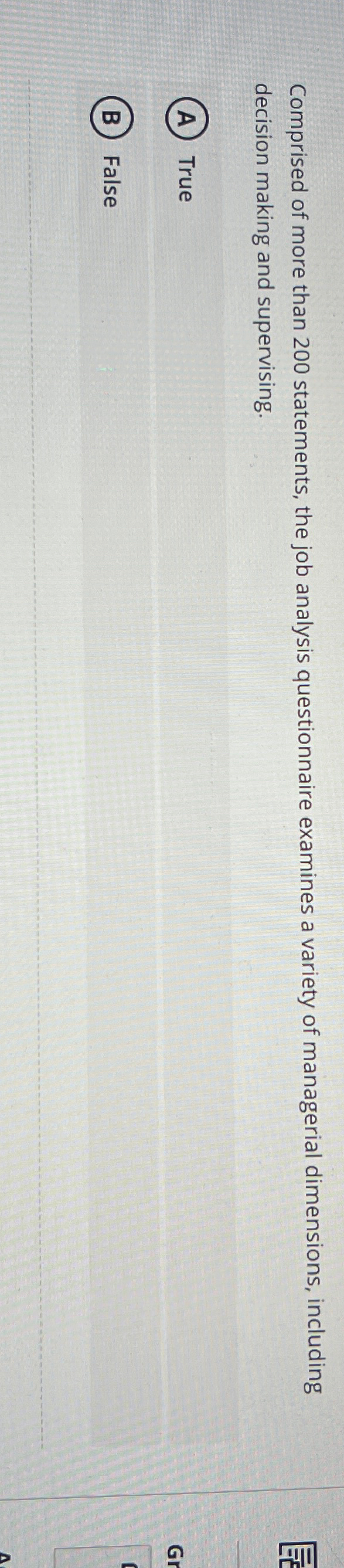 Solved Comprised of more than 200 ﻿statements, the job | Chegg.com