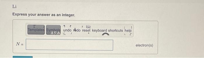 Solved Li Express your answer as an integer. | Chegg.com