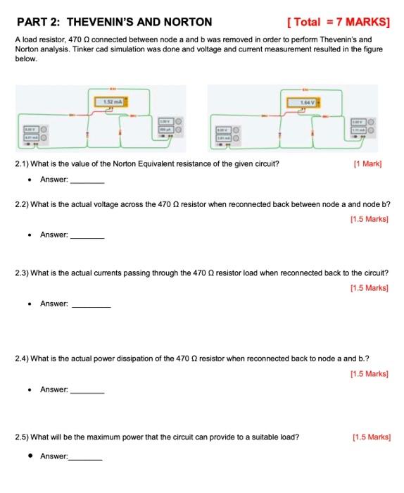Solved PART 1: PSPICE [Total = 10 Marks] Important Note: | Chegg.com