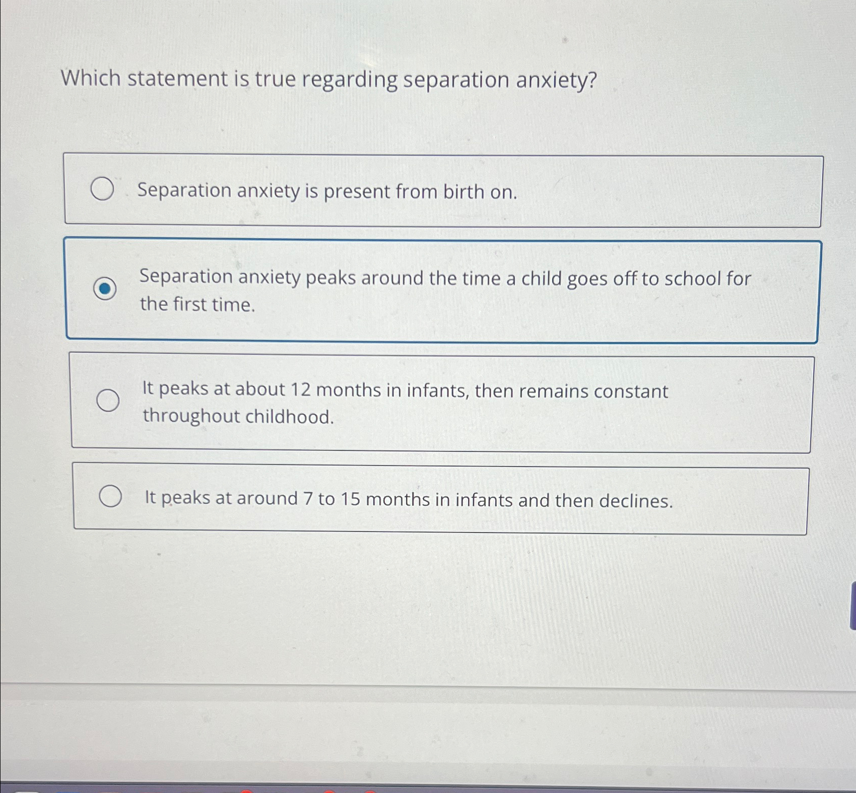 Solved Which statement is true regarding separation | Chegg.com