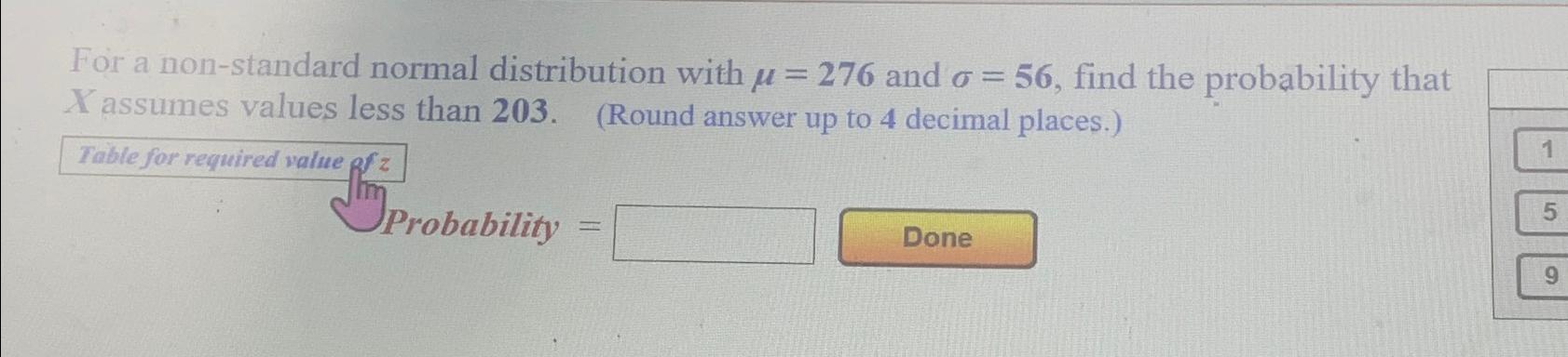 Solved For a non-standard normal distribution with \\\\mu | Chegg.com