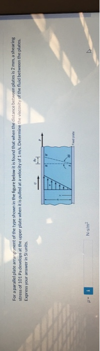Solved For a parallel plate arrangement of the type shown in | Chegg.com