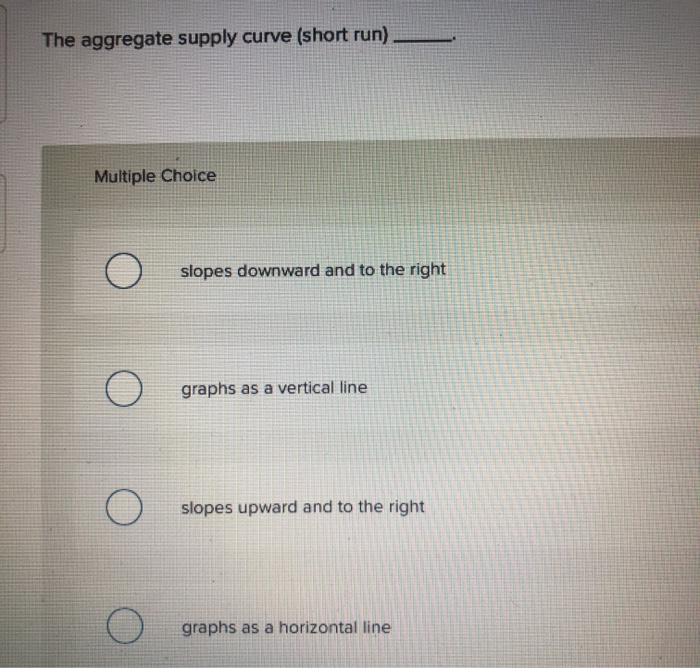 Solved The long-run aggregate supply analysis assumes that | Chegg.com