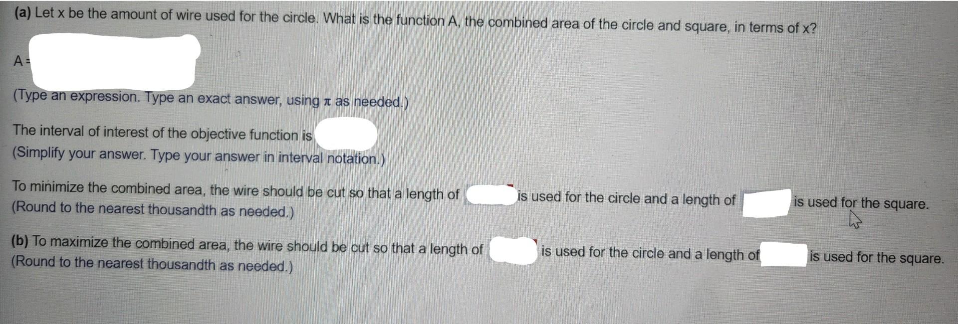 Solved Homework Section 4 5 Optimization Problems Question