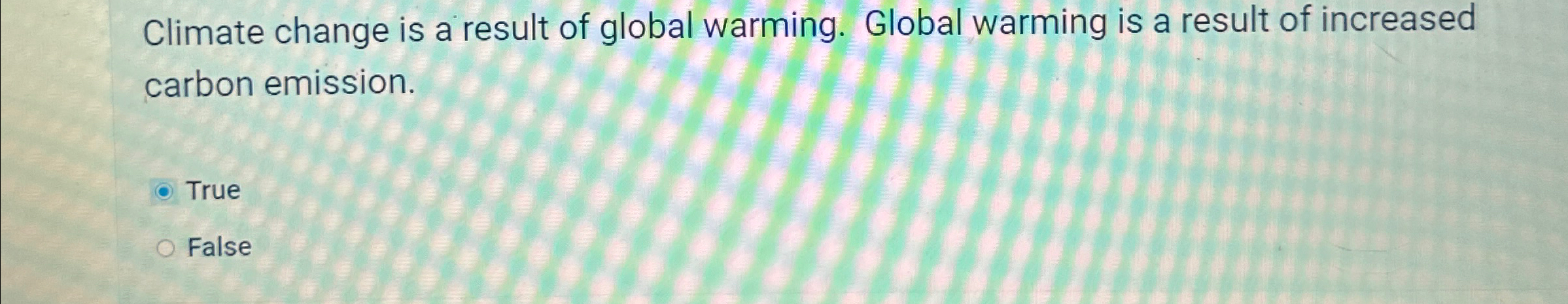 Solved Climate change is a result of global warming. Global | Chegg.com