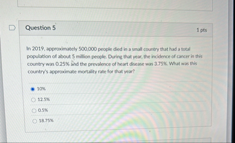 Solved Question 51 ﻿ptsIn 2019, ﻿approximately 500,000 | Chegg.com