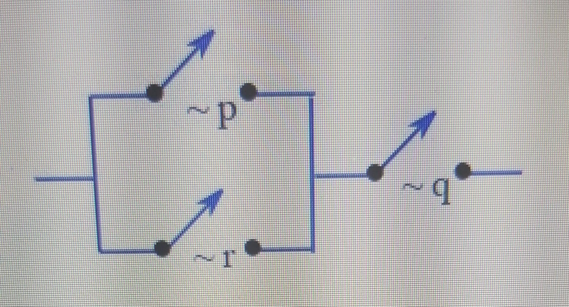 Solved Write a logical statement representing the circuit | Chegg.com