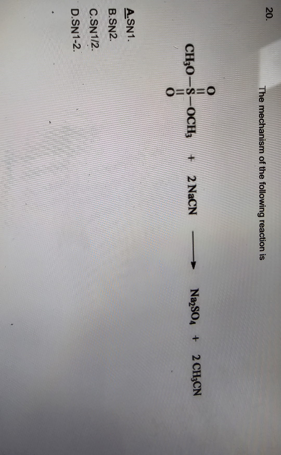 The mechanism of the following reaction | Chegg.com