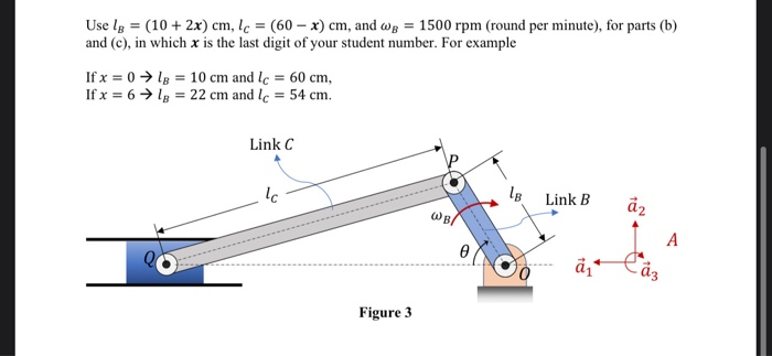 Solved Question 3. A crank shaft mechanism is shown in | Chegg.com