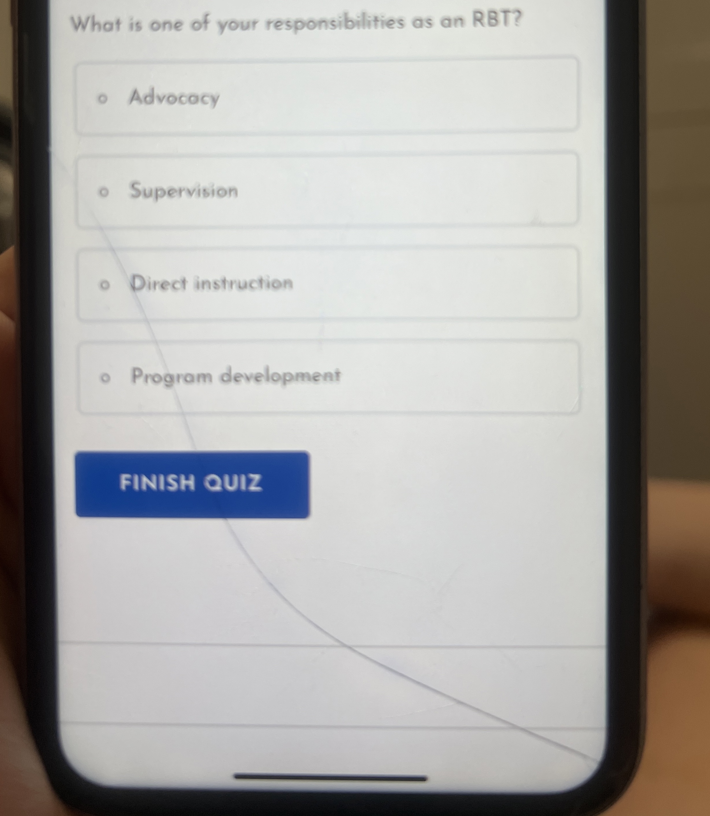 Solved What is one of your responsibilities as an | Chegg.com
