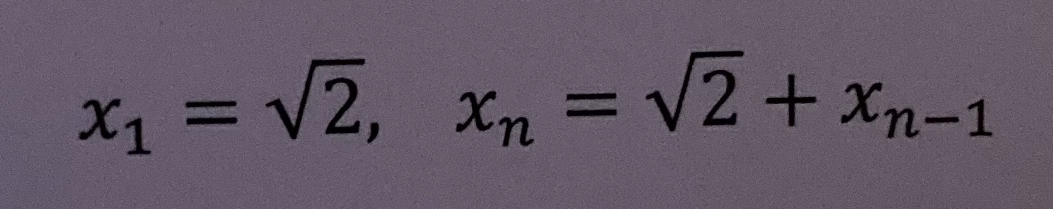 Solved Consider the sequence defined recursively by | Chegg.com Solved Consider the sequence defined recursively by | Chegg.com