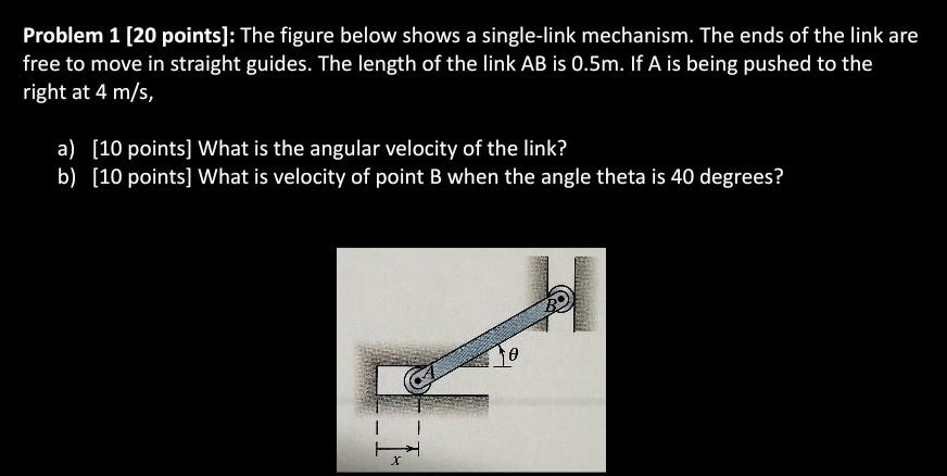 Solved Problem 1 [20 points]: The figure below shows a | Chegg.com