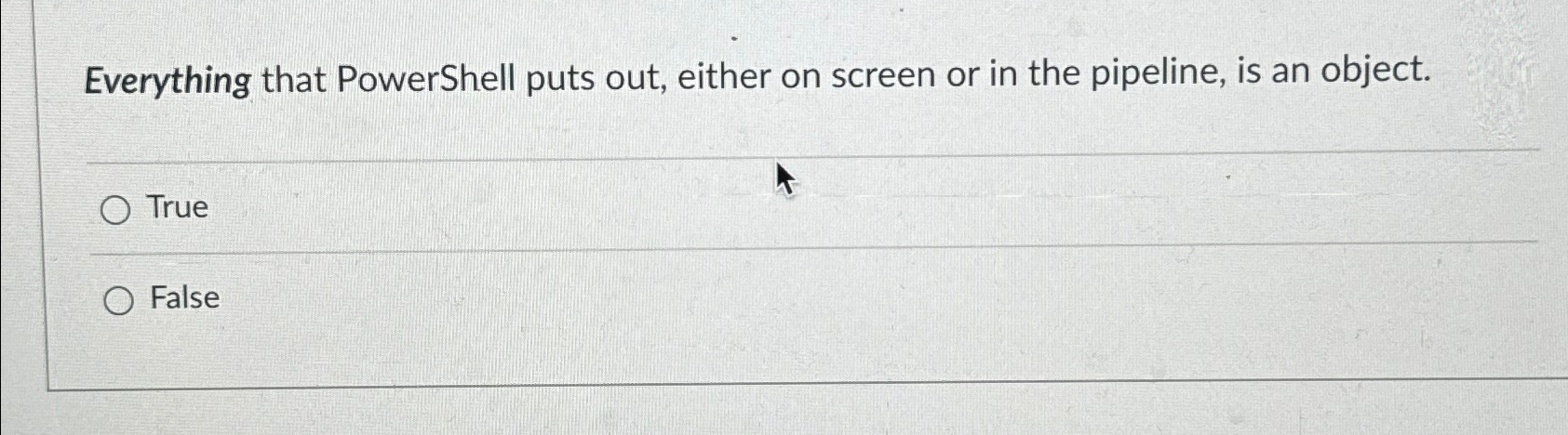 Solved Everything that PowerShell puts out, either on screen | Chegg.com