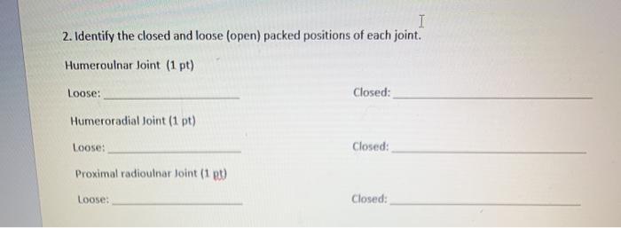 Solved I 2. Identify the closed and loose (open) packed | Chegg.com