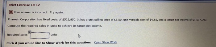 Solved Brief Exercise 18-09 Sandhill Corp. had total | Chegg.com