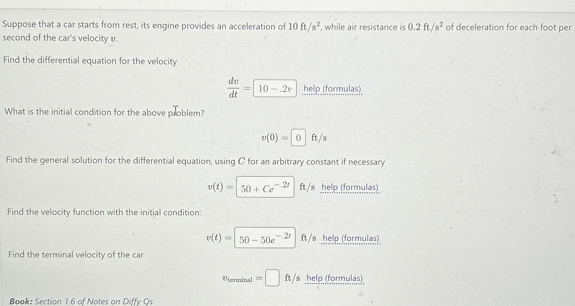 Suppose that a car starts from rest, its engine | Chegg.com