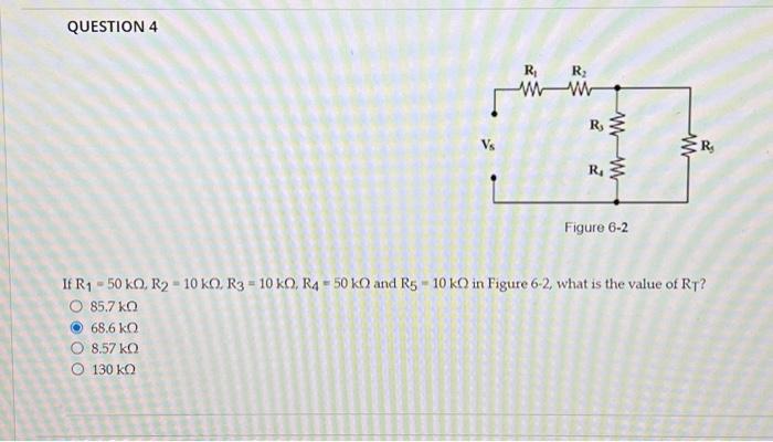 Solved If R1=50kΩ,R2=10kΩ,R3=10kΩ,R4=50kΩ and R5=10kΩ in | Chegg.com
