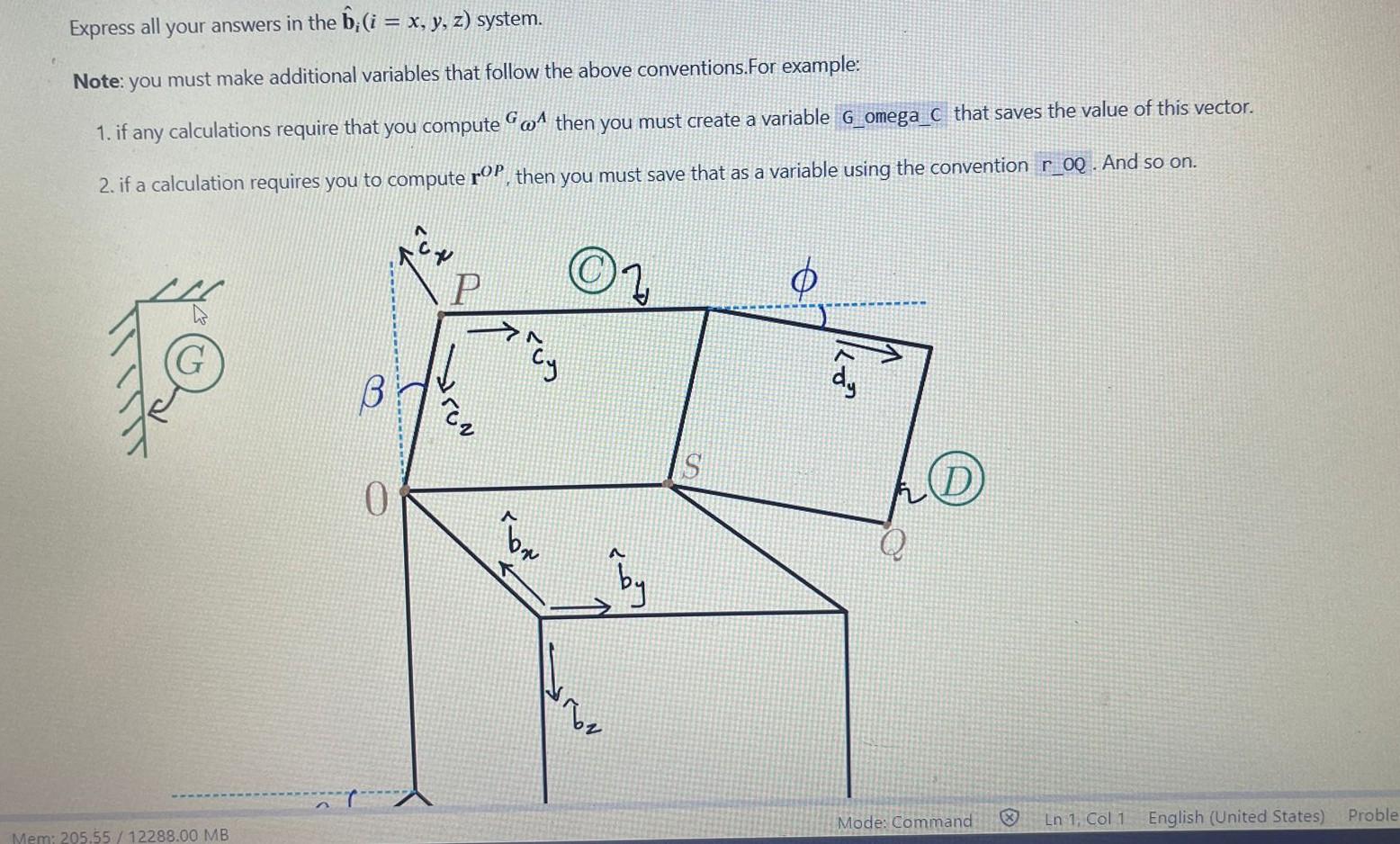 Solved In the figure below, B is a rigid cube whose sides | Chegg.com