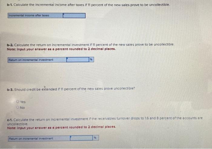 Solved Problem 7-19 (Algo) Credit pollcy decision with | Chegg.com Solved Problem 7-19 (Algo) Credit pollcy decision with | Chegg.com