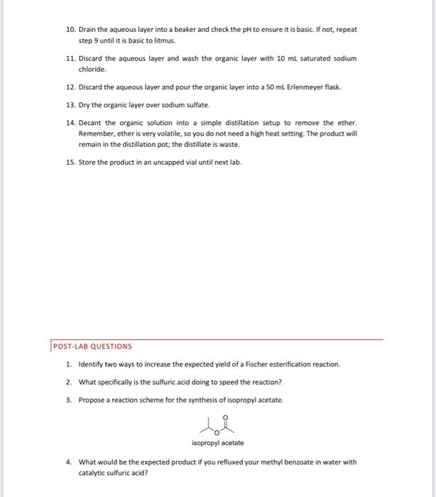 ORGANIC CHEMISTRY PRE-LAB AND DATA REPORT SYNTHESIS | Chegg.com
