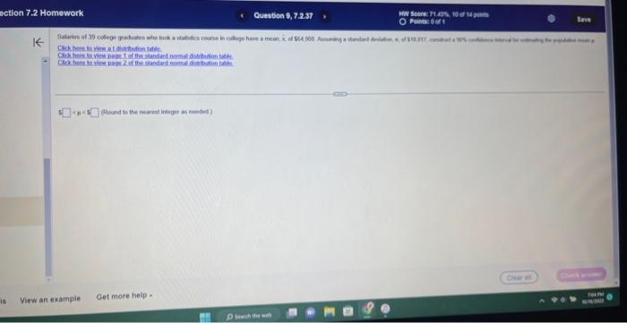 Solved Click here to view a distribution table. Click here | Chegg.com