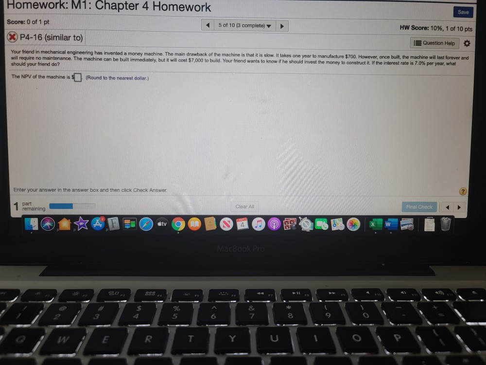 Solved Homework: M1: Chapter 4 Homework Save Score: 0 of 1 | Chegg.com
