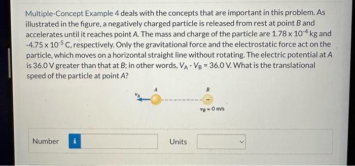Solved Multiple-Concept Example 4 deals with the concepts | Chegg.com