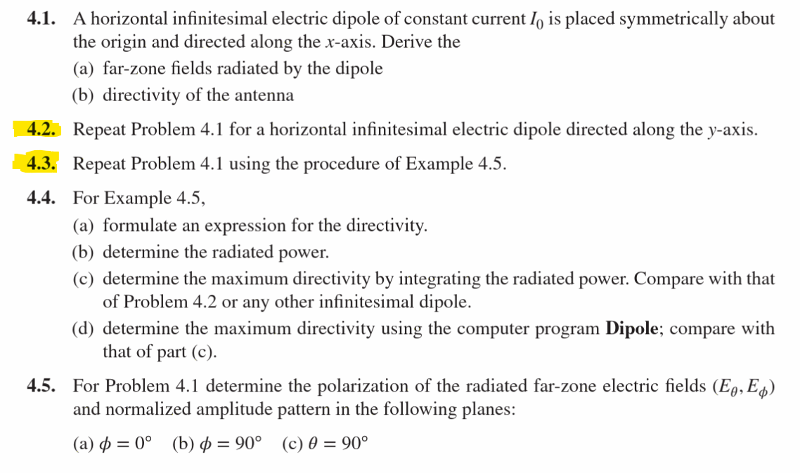 Solved 4.3. ﻿Repeat Problem 4.1 ﻿using the procedure of | Chegg.com